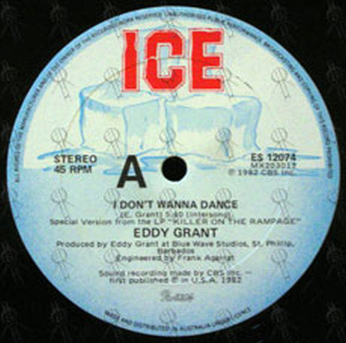 I Don't Wanna Dance - Rare Records Au