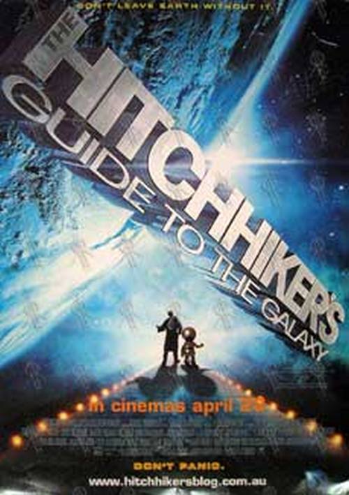 The Hitchhiker's Guide To The Galaxy' Cinema Poster – Rare Records