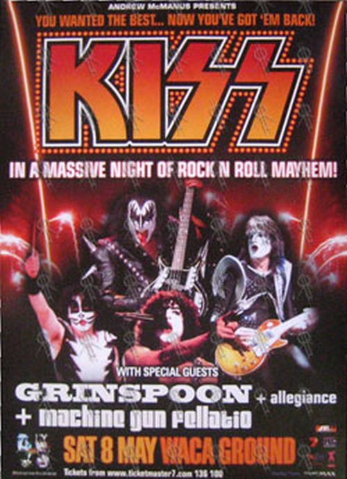 WACA Ground, Perth, Australia, 8 May 2004 Show Poster - Rare Records Au