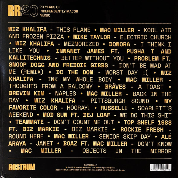 Rostrum Records 20 - Rare Records Au