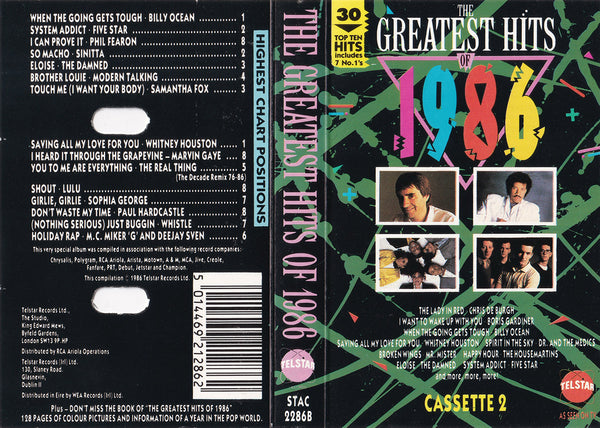 The Greatest Hits Of 1986 - Rare Records Au