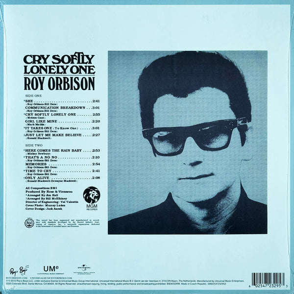 Cry Softly Lonely One - Rare Records Au