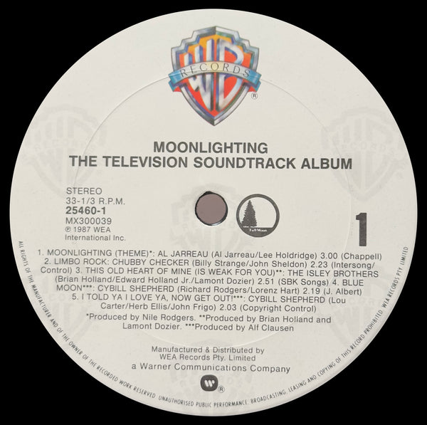Moonlighting (The Television Soundtrack Album) - Rare Records Au