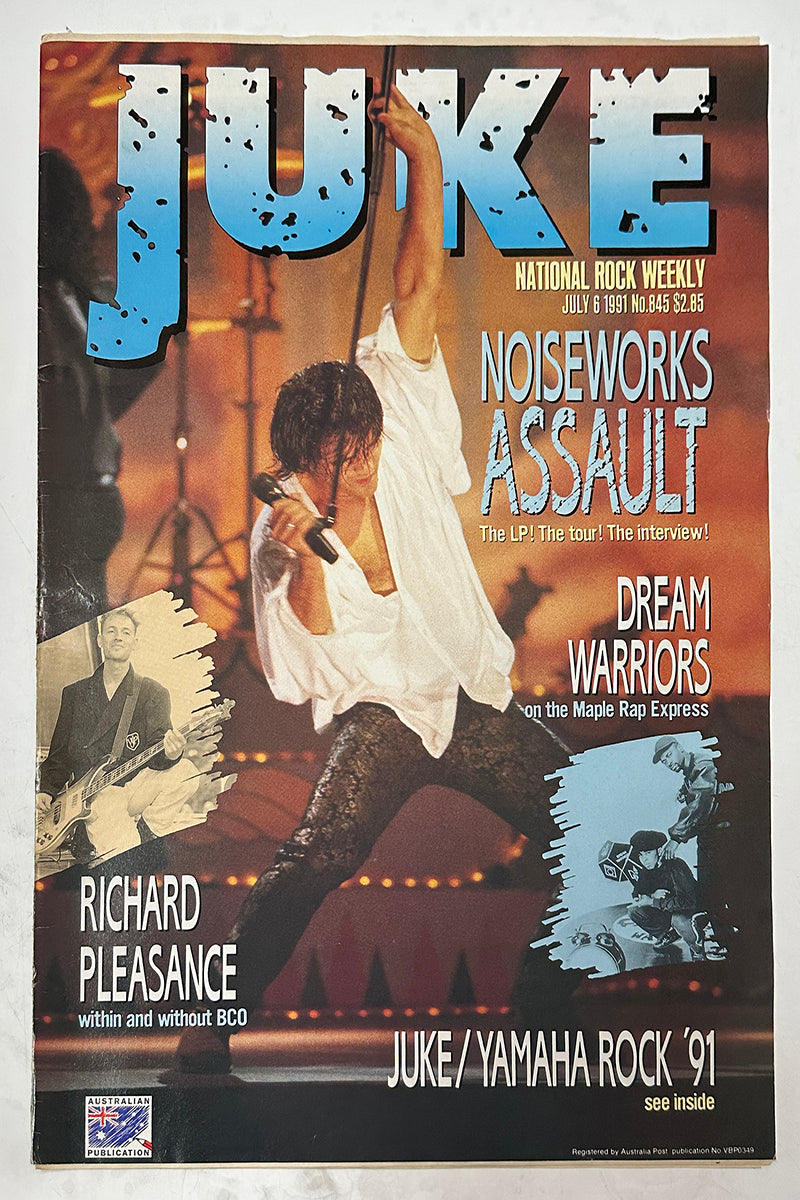 Juke - 6 July 1991 - Issue #845 - Jon Stevens On Cover – Rare Records