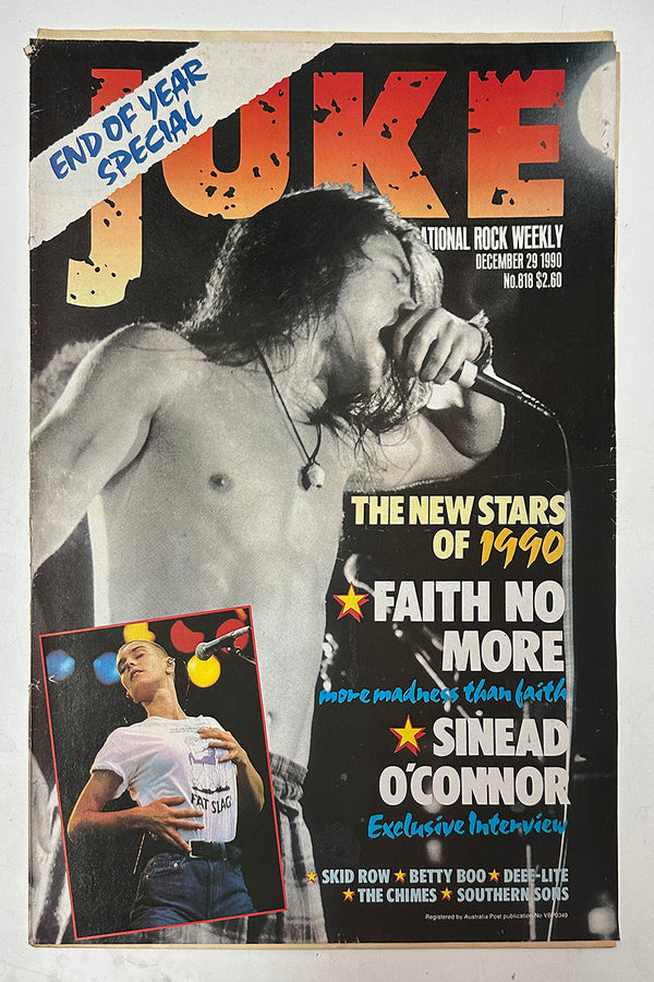 Juke - 29th December 1990 - Issue #818 - Mike Patton On Cover - Rare ...