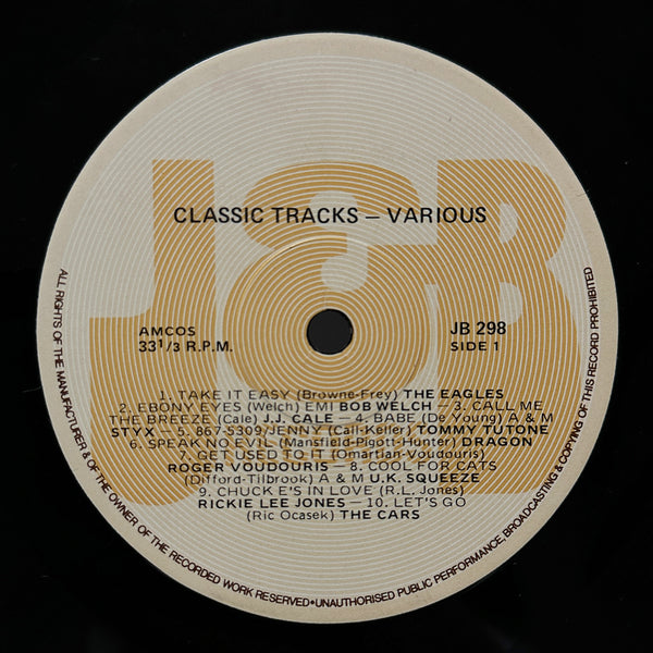 Classic Tracks Volume One - Rare Records Au