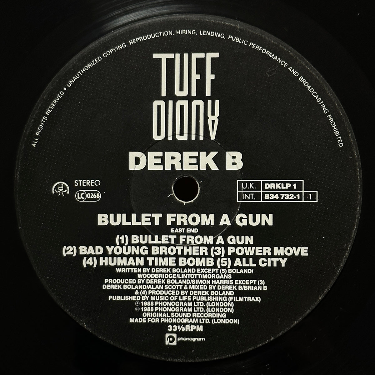 Bullet From A Gun – Rare Records