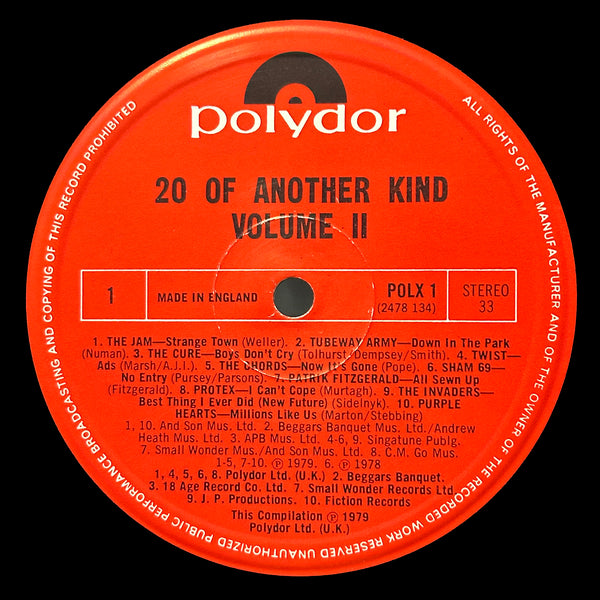 20 Of Another Kind Volume Two - Rare Records Au