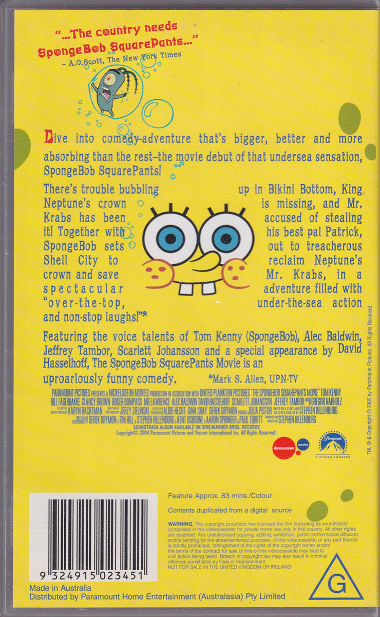 The Spongebob Squarepants Movie – Rare Records