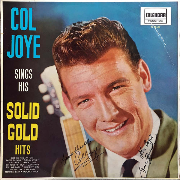 Col Joye Sings His Solid Gold Hits - Rare Records Au