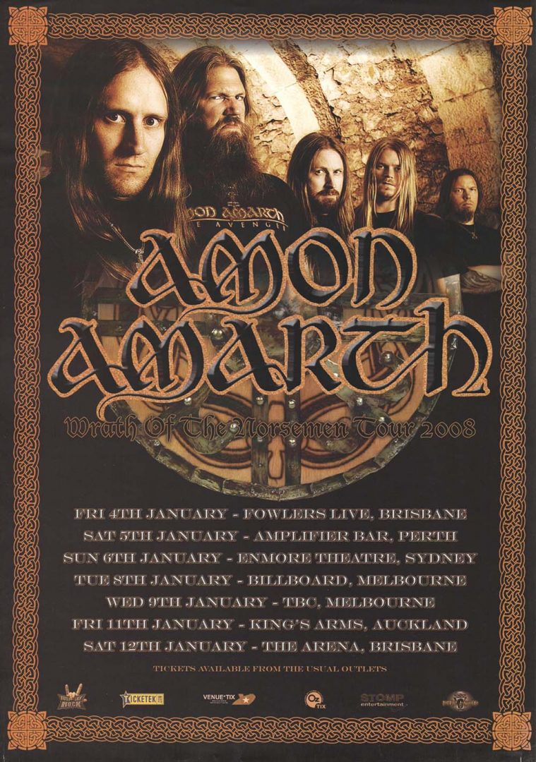 2008 Australian Tour Poster – Rare Records
