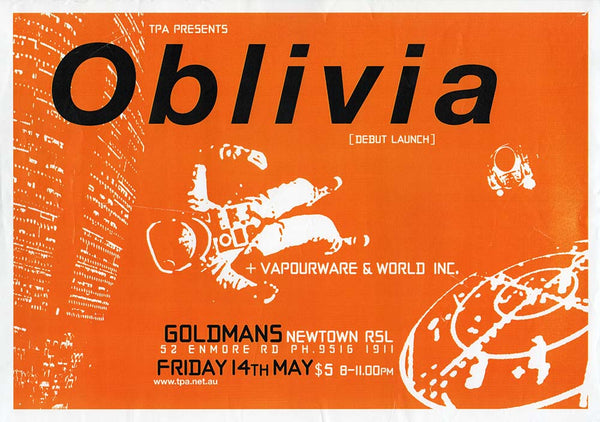Goldmans, Newtown, 14th May 2010 Show Poster - Rare Records Au