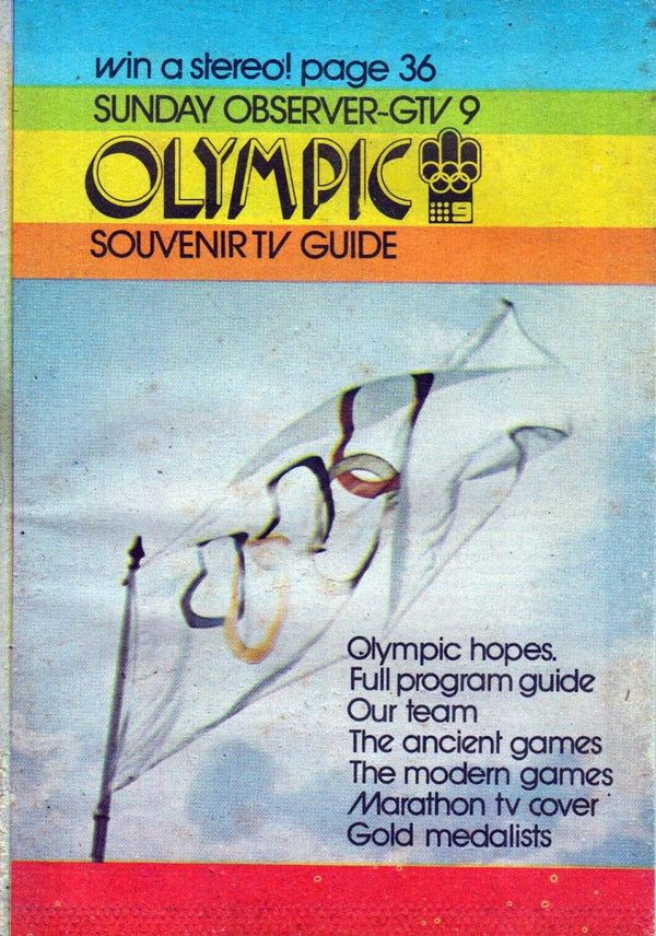 Observer TV - 1976 Montreal Olympics Souvenir Edition - Rare Records Au
