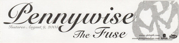 The Fuse Album Promo Sticker - Rare Records Au