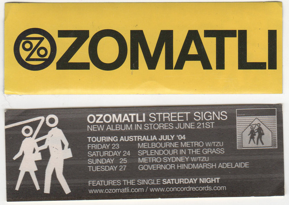 Street Signs' Sticker - Rare Records Au