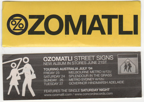 Street Signs' Sticker - Rare Records Au