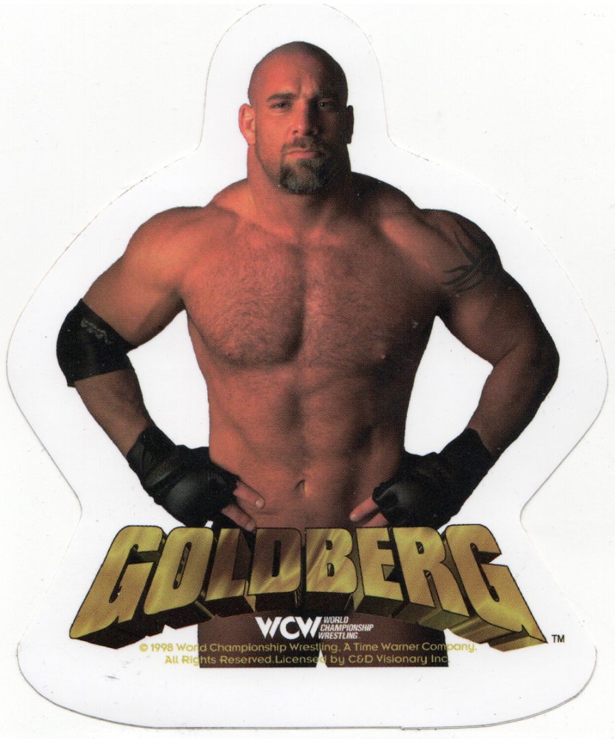 WCW Goldberg Sticker - Rare Records Au