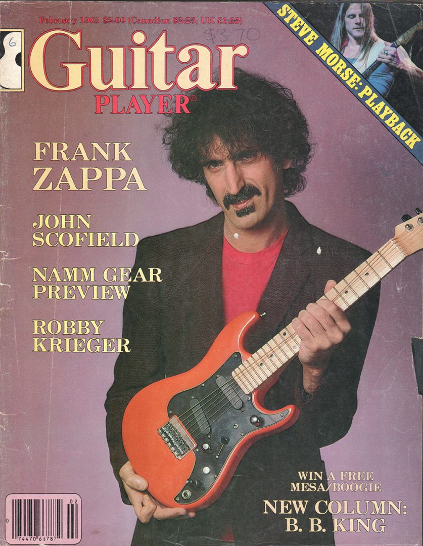 GUITAR PLAYER - FEBRUARY 1983 - FRANK ZAPPA ON COVER – Rare Records