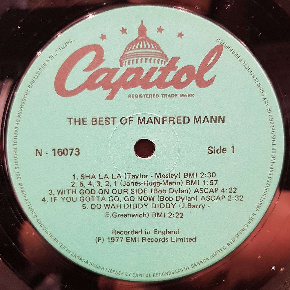 The Best Of Manfred Mann - Rare Records Au