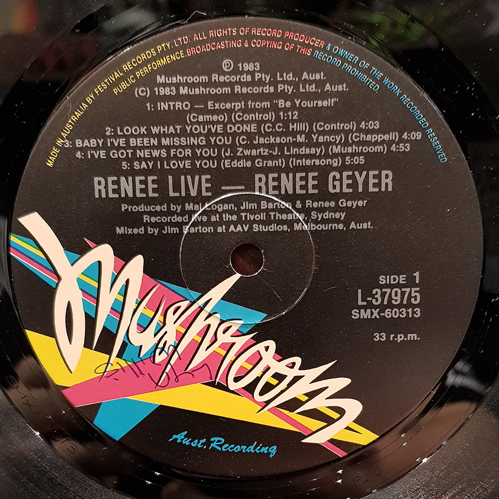 Renee Live - Rare Records Au