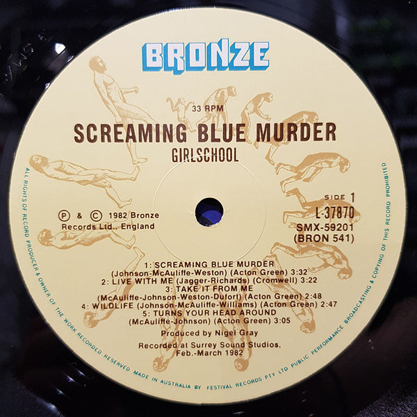 Screaming Blue Murder - Rare Records Au