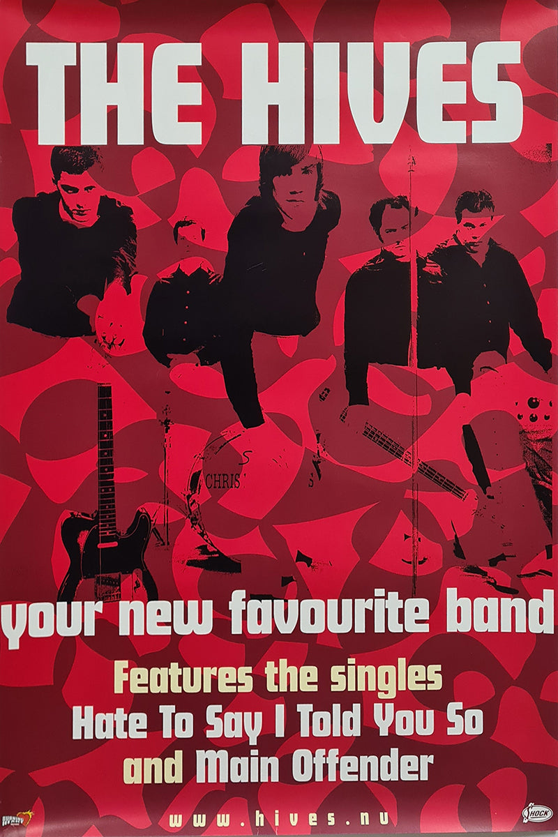 'Your New Favourite Band' Promo Poster - Rare Records Au
