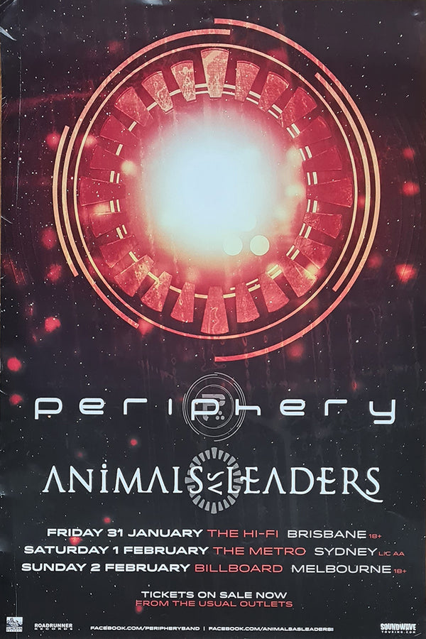 2014 Australian Tour Poster - Rare Records Au