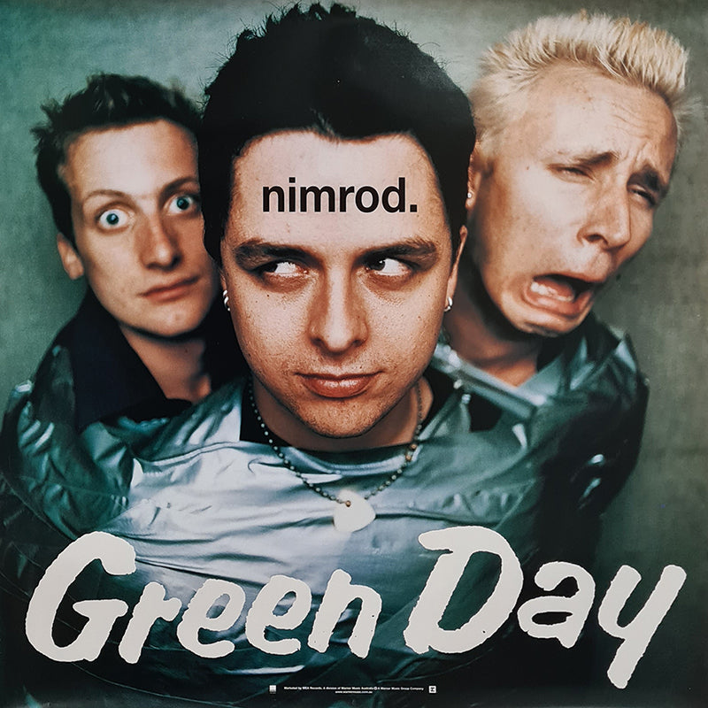 Green Day 'Nimrod' Album Release Promo Poster - Rare Records Au