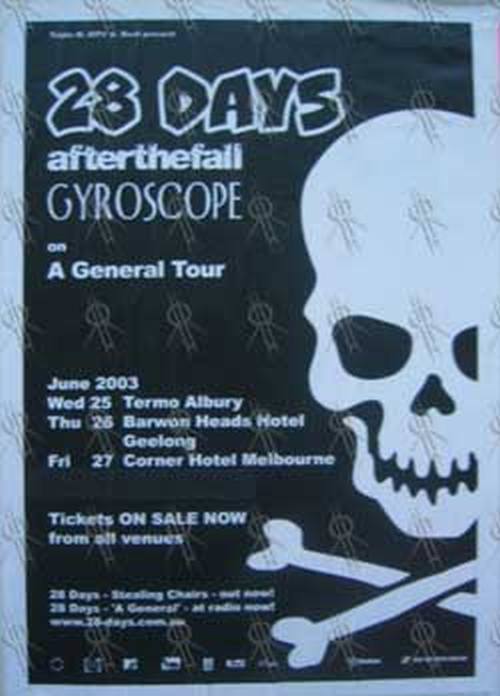Victoria, Australia, June 2003 Tour Poster - Rare Records Au