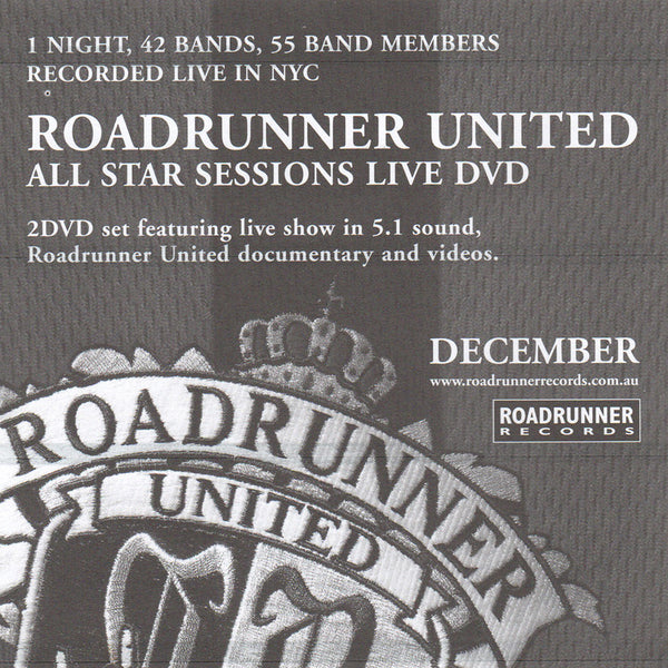 The All Star Sessions' Live DVD Sticker - Rare Records Au