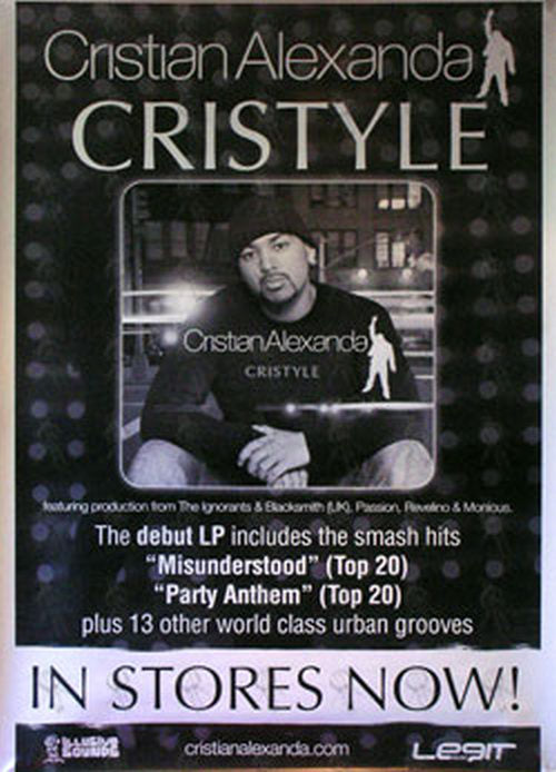 Cristyle' Album Promo Poster - Rare Records Au