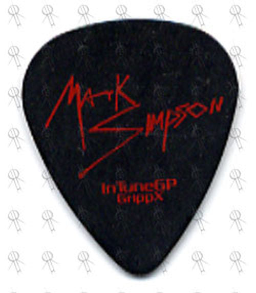 Black Mark Simpson Guitar Pick - Rare Records Au