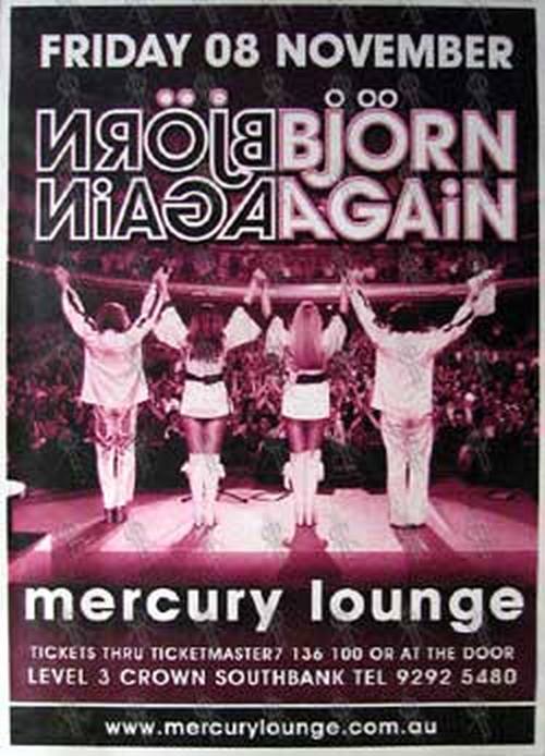 Mercury Lounge, Friday 08 November' Show Poster - Rare Records Au