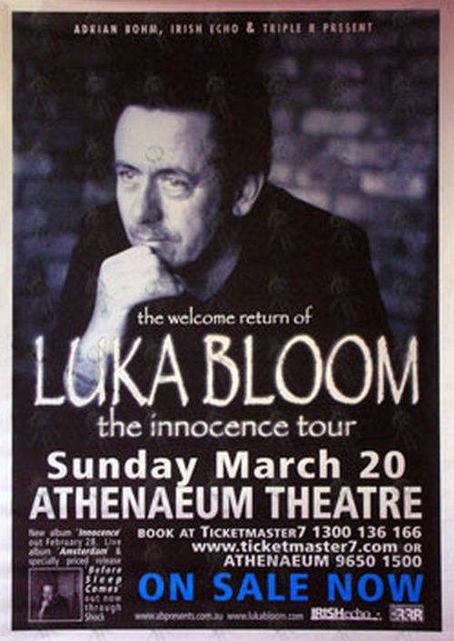 Athenaum Theatre, Sunday March 20 2005 Show Poster – Rare Records