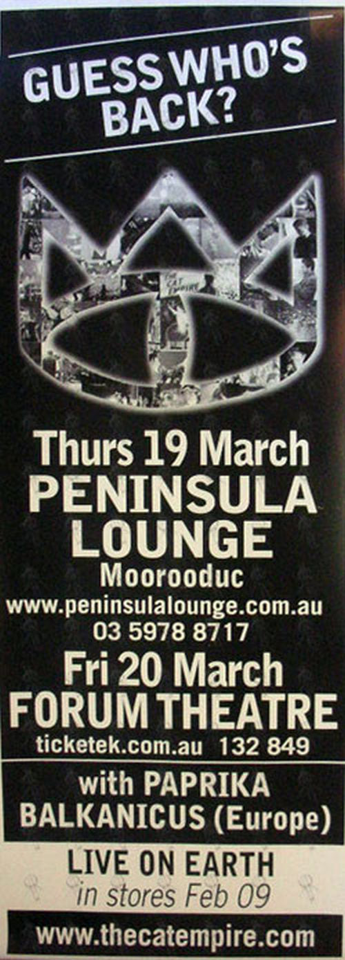 March 2009 Victorian Shows Pole Poster – Rare Records