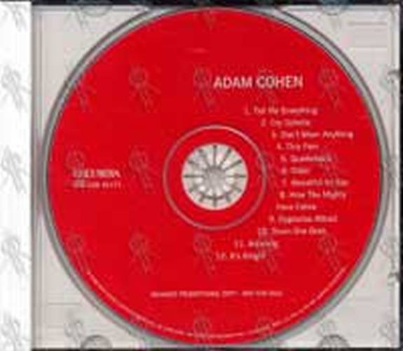 Adam Cohen - Rare Records Au