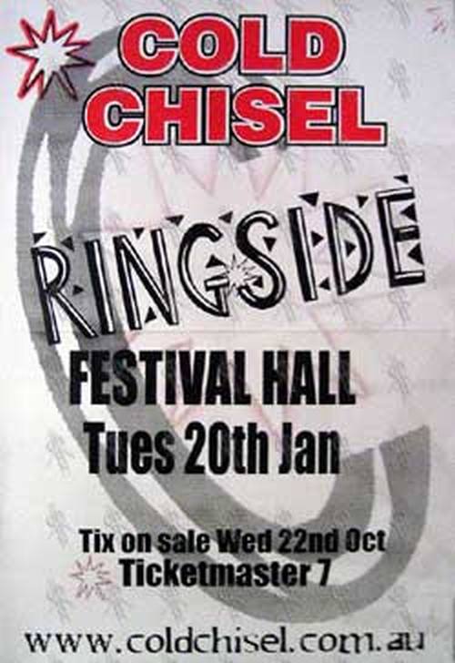 Ringside' At 'Festival Hall, Tuesday 20th January, 2004' Gig Poster ...
