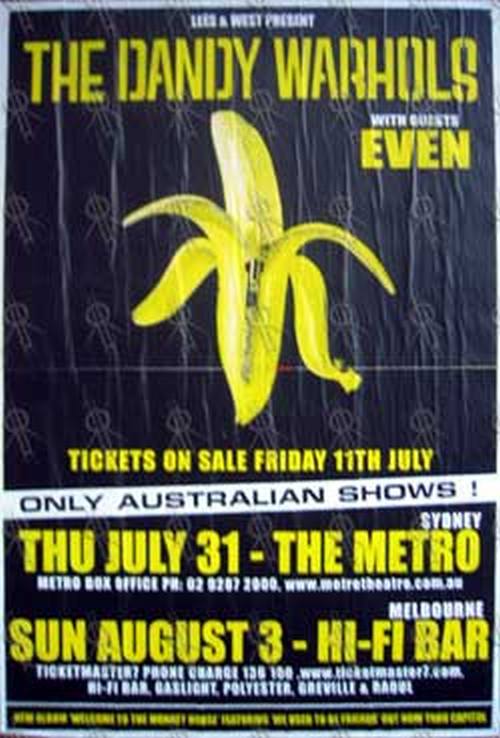 Metro Sydney & Hi-Fi Melbourne 2003 Australian Tour Poster – Rare Records