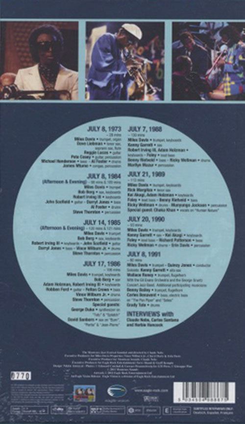 MILES! The Definitive Miles Davis At Montreaux Dvd Collection - Rare ...