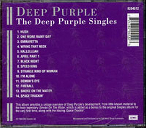 The Deep Purple Singles - Rare Records Au