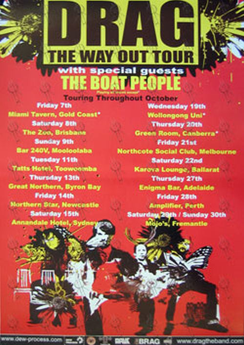 Australia 2005 Tour Poster – Rare Records