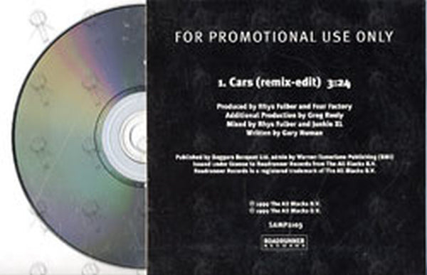 Cars (remix-edit) - Rare Records Au