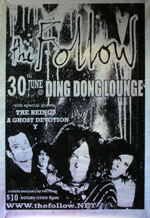 Ding Dong Lounge, Melbourne, 30th June 2005 Show Poster - Rare Records Au