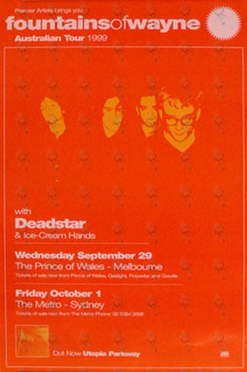 1999 Australian Tour Poster – Rare Records Au
