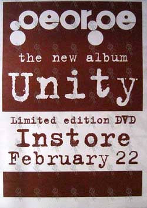 Unity' Album Poster – Rare Records