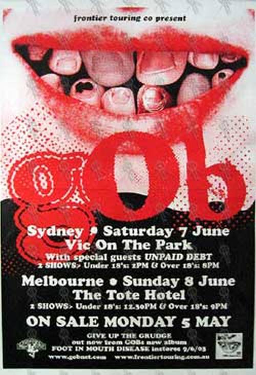 Australian June 2003 Tour' Gig Poster - Rare Records Au