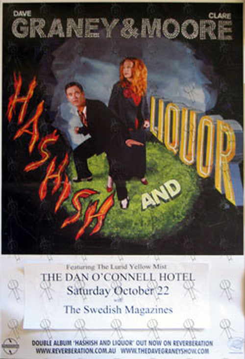 Dan O'Connell, Carlton, 22nd October 2005 Show Poster - Rare Records Au