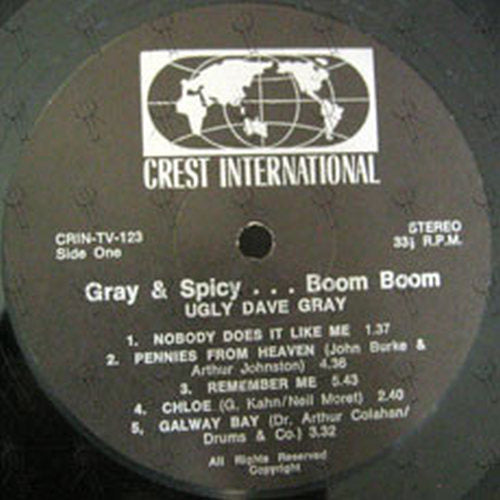 Gray & Spicy. Boom! Boom! - Rare Records Au