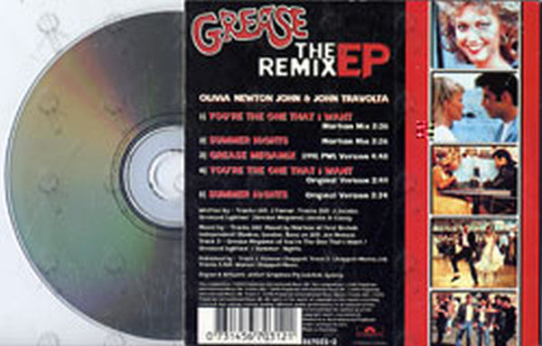 Grease - The Remix EP - Rare Records Au