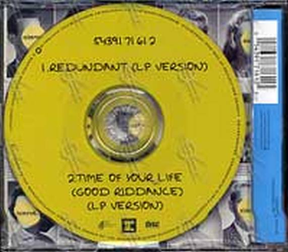 Redundant/Good Riddance (Time Of Your Life) - Rare Records Au